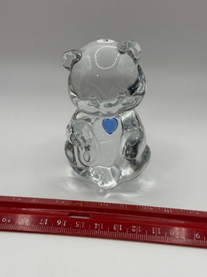 March Fenton Birthstone Bear, approx 4 inches tall | Art, Antiques ...
