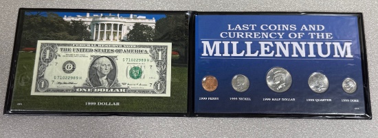 1999 Millennium Coin and Currency Set, U.S. Mint | Online Auctions ...