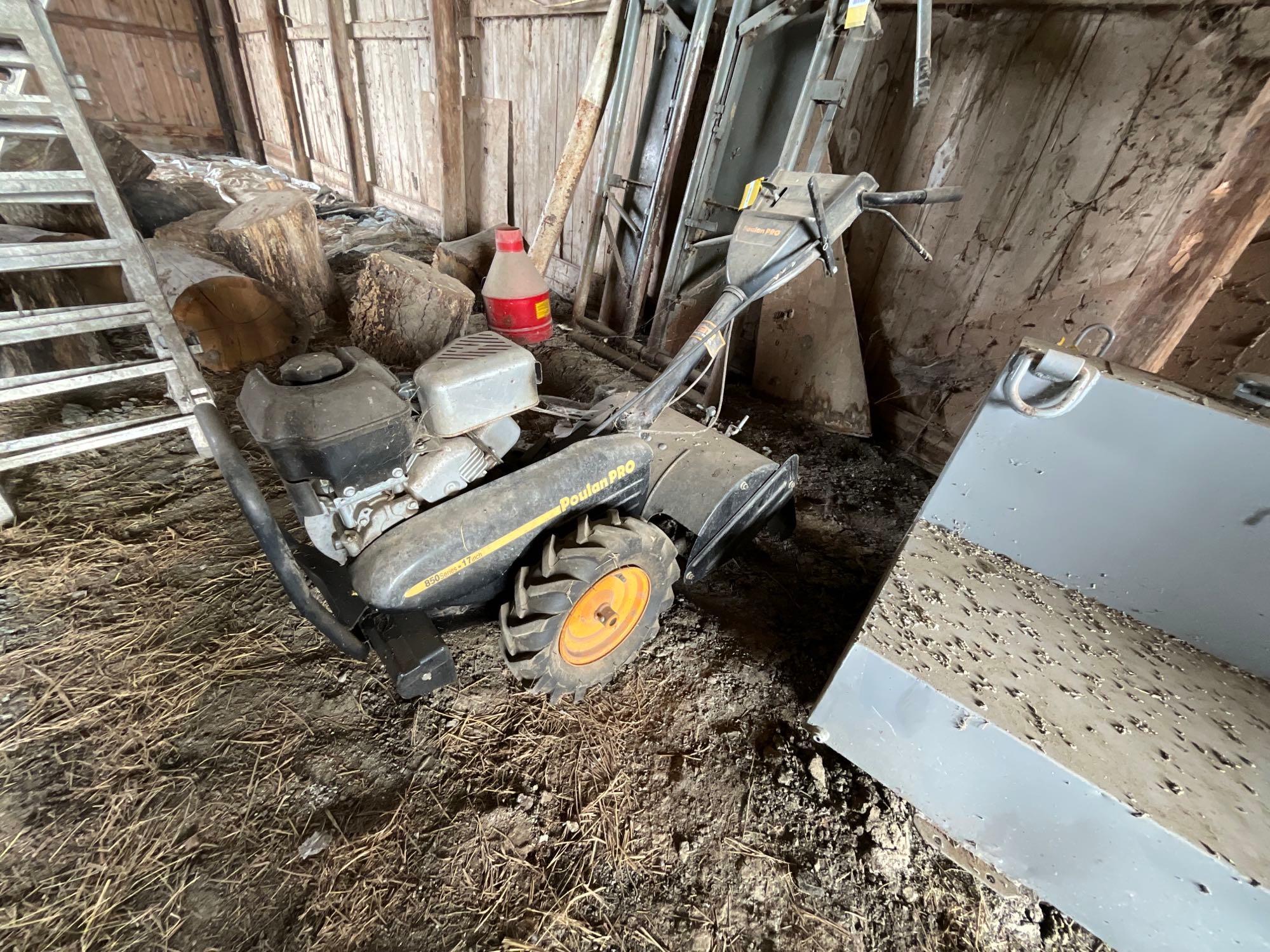 Poulan Pro 850 series 17in. tiller | Proxibid