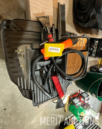 Set of Rubber Floor Mats, GM Truck Mirror & Battery Operated Fuel Pump ...