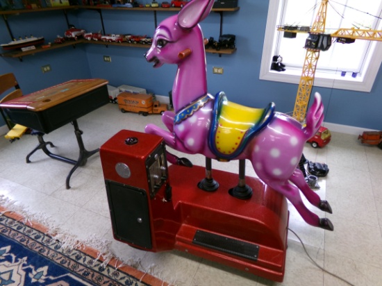 Purple Deer Coin Operated Ride on machine | Industrial Machinery ...