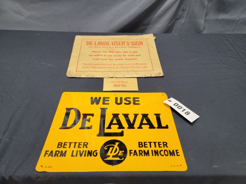 Delaval sign | Proxibid