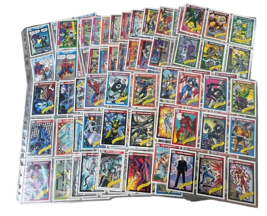 Vintage marvel comic trading card collection lot venom hulk Spider-Man ...
