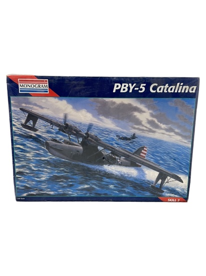 US Military Model Kit Toy, Monogram Catalina Model Kit 5609 PBY-5 USA ...
