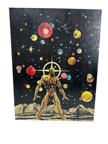 OIL PAINTING ON BOARD SIGNED ANDREWS 77 | Online Auctions | Proxibid