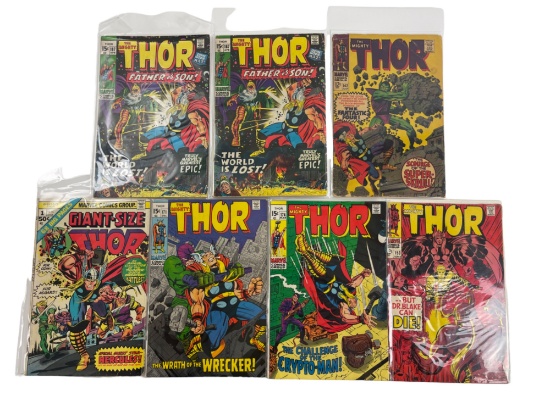 Vintage Mighty Thor Comic Book Collection Lot | Art, Antiques ...