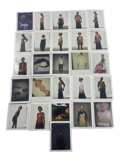 Original James Mountford European Costume Design Modeling Polaroid ...