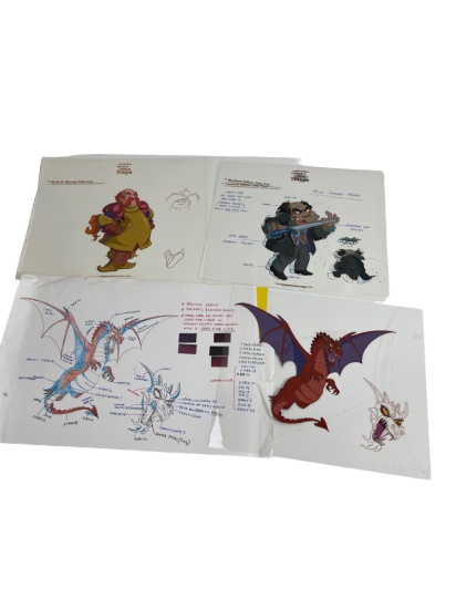 Mike Stribling's The Tale Of Tillie's Dragon Original Animation Cel ...