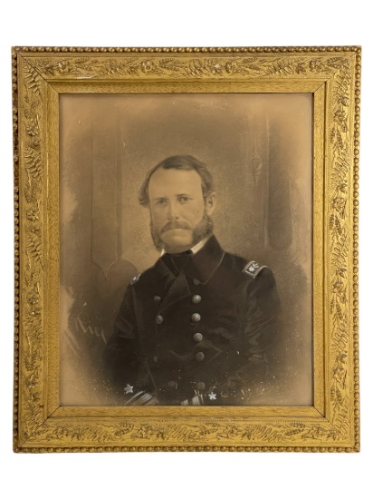 Antique Confederate Civil War Soldier Chalk Pencil and Charcoal Drawing ...