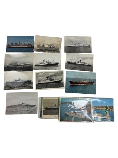 Vintage Maritime Cruise Liner Ship Brochure Epherma Collection Lot ...