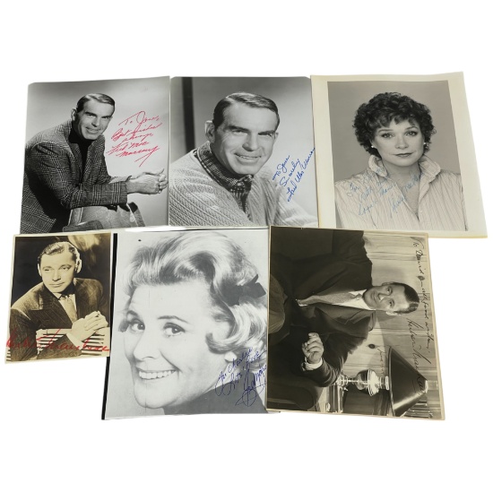 Vintage Movie Actor Actress Signed Photo Collection Lot | Art, Antiques ...