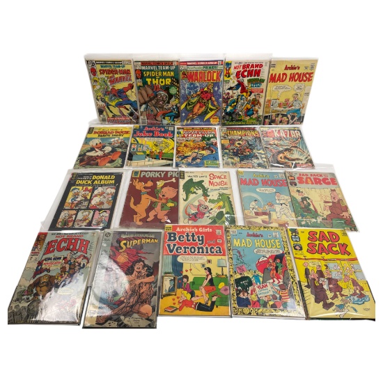 Vintage Comic Book Collection Lot DC Marvel Assorted | Art, Antiques ...