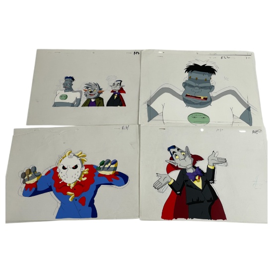 VINTAGE ANIMATION CEL CARTOON LOT OF 4 | Art, Antiques & Collectibles ...
