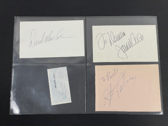 James Coco David Allan Coe and More Cut Signatures | Art, Antiques ...