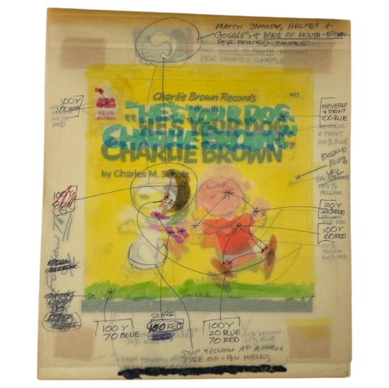 Vintage Peanuts A Charlie Brown Charles Schulz Original Production ...