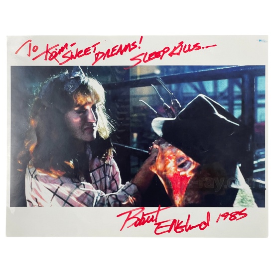 A Nightmare on Elm Street Freddy's Revenge Movie Signed by Robert ...