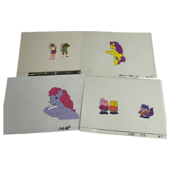 Vintage Cartoon Animation Art Cel lot of 4 | Art, Antiques ...