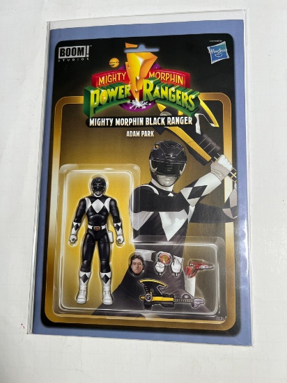 MIGHTY MORPHIN POWER RANGERS - BLACK RANGER HASBRO FIGURE HOMAGE | Art ...
