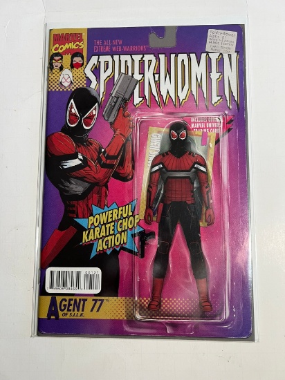 SPIDER-WOMAN #1 ALPHA - AGENT 77 OF SILK VARIANT FIGURE HOMAGE | Online ...