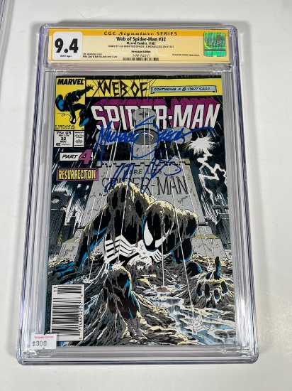 WEB OF SPIDERMAN #32 - CGC SIGNATURE 9.4 - BY J.M. DEMATTEIS & MICHEAL ...