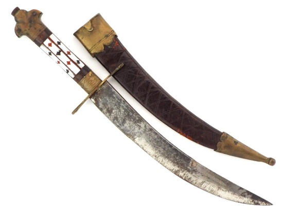 Antique Islamic Ottoman Turkish, Persian Navy Officer Dirk Naval Dagger ...