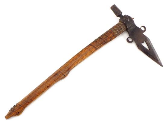 Antique Native American Indian Trade Axe Smoking Pipe Tomahawk,large ...