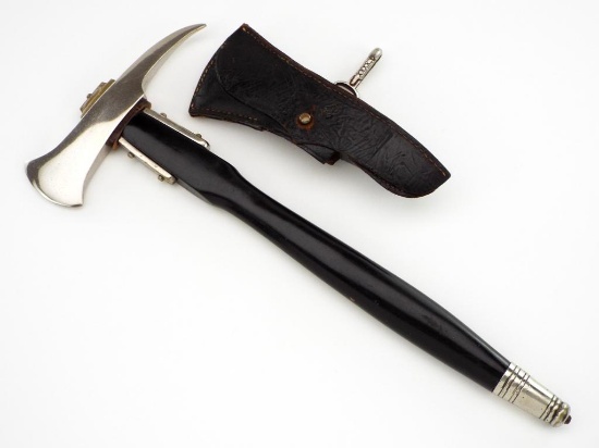 German Wwii Fireman Dress Axe With Rare Leather Sheath | Guns ...