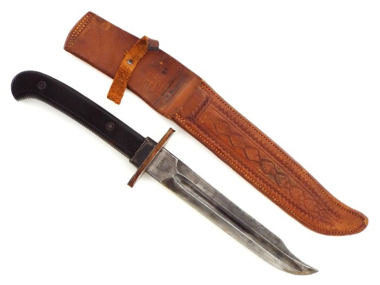 WWII San Antonio Iron Works Cut Down PATTON Saber Fighting Knife by S.A ...
