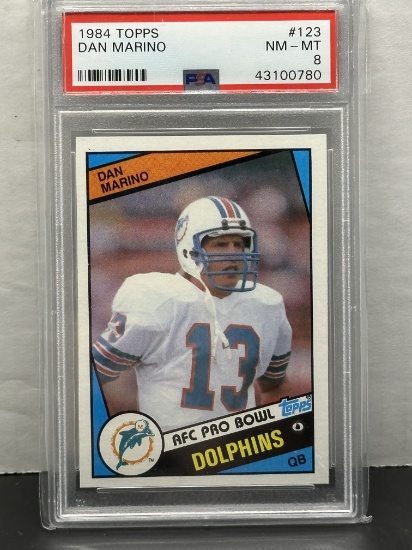Dan Marino 1984 Topps Rookie RC PSA 8 NM-MT #123 | Art, Antiques ...