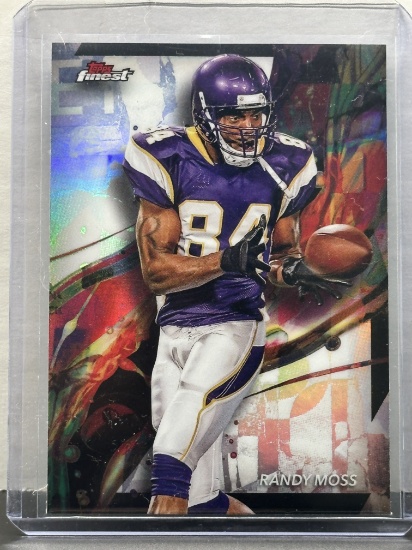 Randy Moss 2024 Topps Finest Common Refractor #50 | Art, Antiques ...