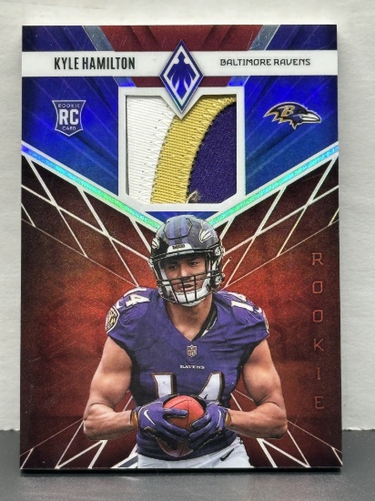 Kyle Hamilton 2022 Panini Phoenix Rookie Memorabilia Red (#8/99) 3 ...