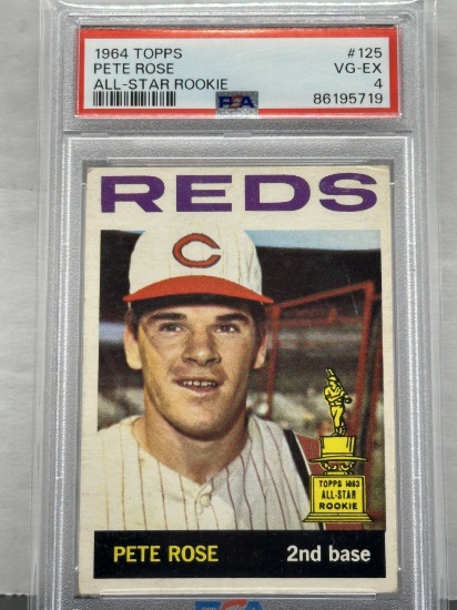 Pete Rose 1964 Topps Rookie Cup PSA 4 VG-EX #125 | Art, Antiques ...