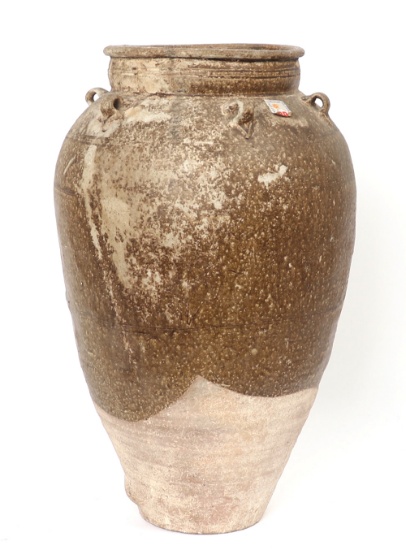 Large Ancient Drip Glazed Yuan Dynasty Jar, ex-Philippines Museum ...