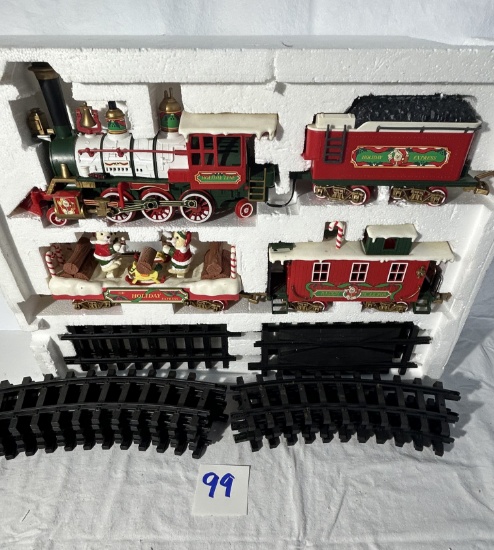 The Holiday Express train set - musical Coal Car play Christmas ...