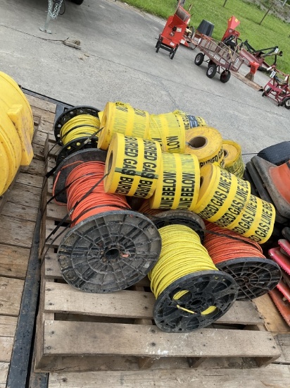 1 Pallet of Gas Tracer Wire & Gas Line Tape | Heavy Construction ...