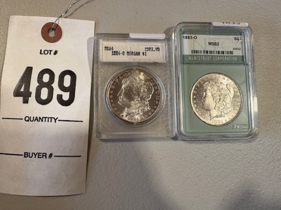 2 Silver Dollars | Online Auctions | Proxibid