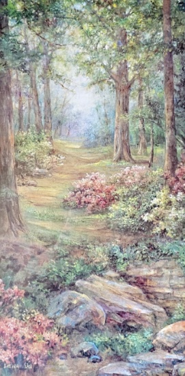 Lena Liu, In the woods - 39" x 25" | Art, Antiques & Collectibles Art ...