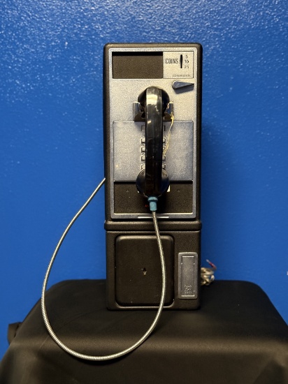 Vintage Payphone Push Button Pay Phone 8in x 21in | Online Auctions ...