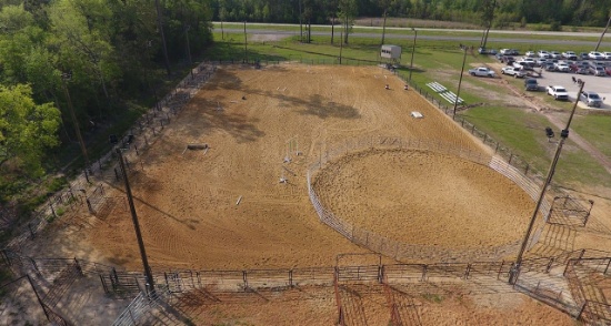 Quicksilver Roping Arena - 150x250 with return alley - Stripping chute ...