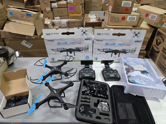 2 Blue Jay drones with boxes and accessories | Computers & Electronics ...