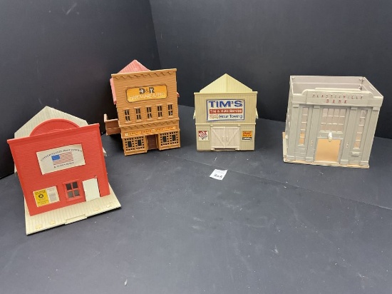 1/64 Flat Of 4 Business Buildings | Art, Antiques & Collectibles Toys ...