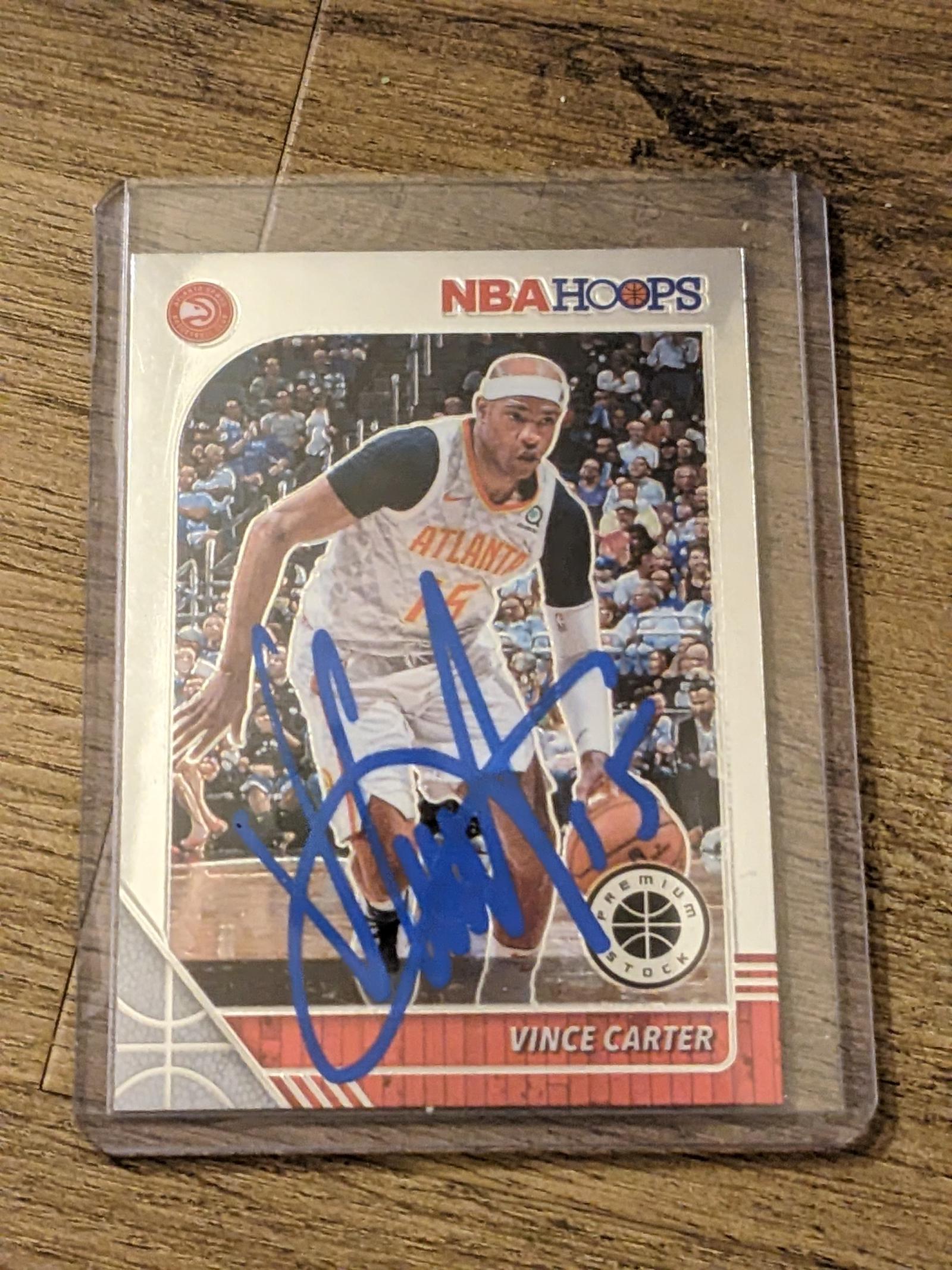 Vince Carter autographed card w/coa | Proxibid