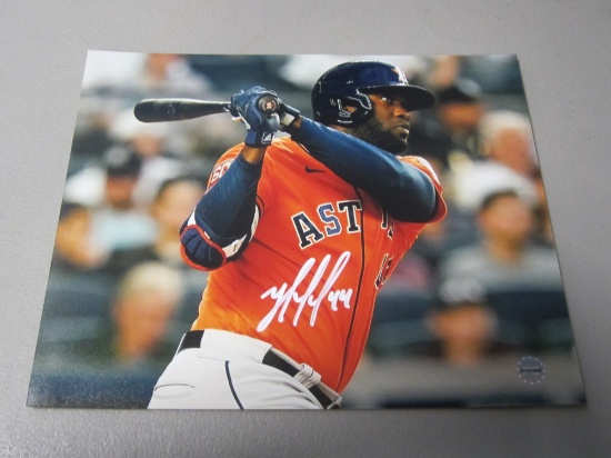 ASTROS YORDAN ALVAREZ SIGNED 8X10 PHOTO COA | Art, Antiques ...