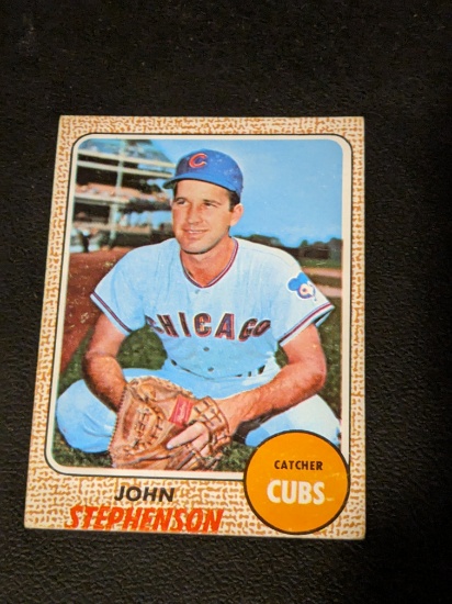 1968 Topps Baseball John Stephenson #83 Chicago Cubs Vintage MLB Card ...