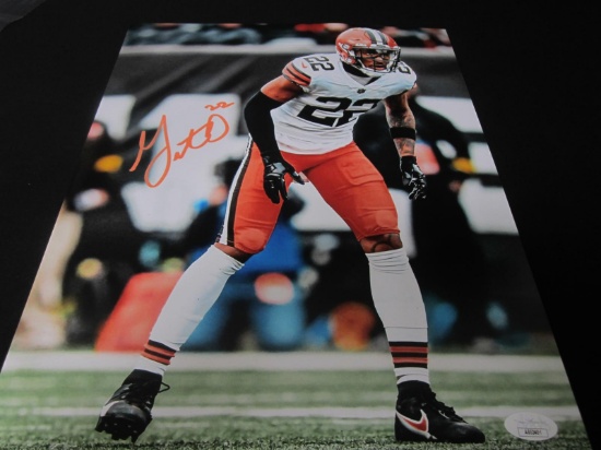 GRANT DELPIT SIGNED 11X14 PHOTO BROWNS JSA | Online Auctions | Proxibid