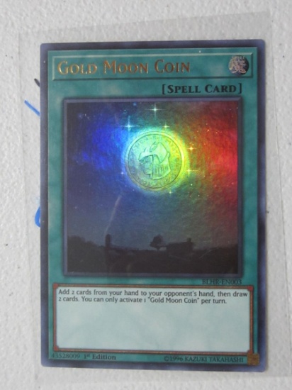 1996 YU-GI-OH 1ST EDITION GOLD MOON COIN | Online Auctions | Proxibid