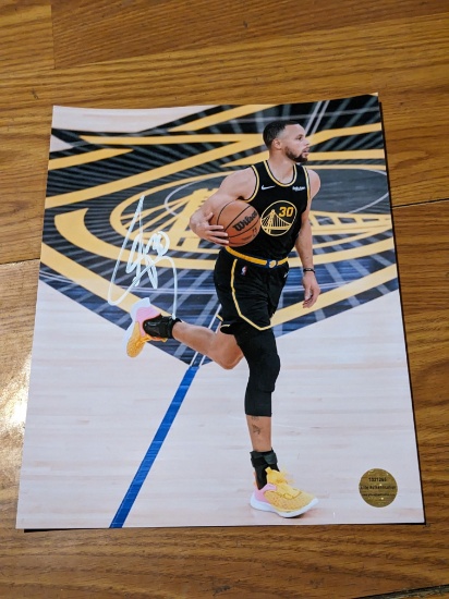 Stephen Curry Signed 8x10 Photo with coa | Art, Antiques & Collectibles ...