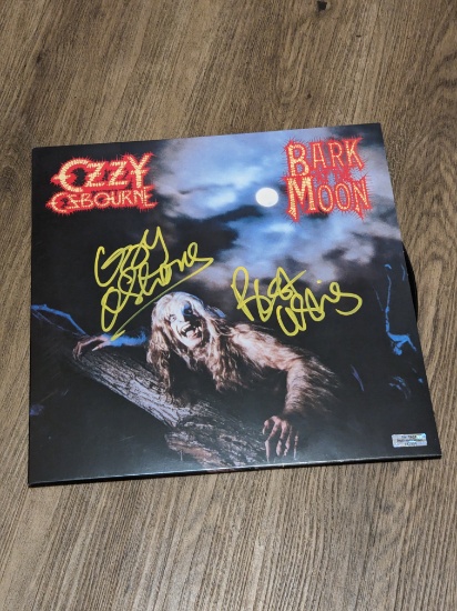 Ozzy Osbourne Signed Record Album Cover with coa | Art, Antiques ...