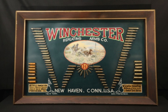 Custom Reproduction Winchester Model 1884/1890 Single W Style Framed ...