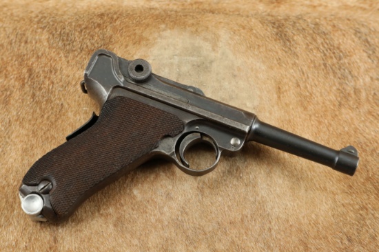 Rare Portuguese Royal Navy DWM 1906 M/910 Luger 4" 9mm Semi-Auto Pistol ...